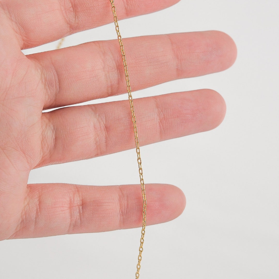 Gold Plated Cable Chain, 1.5mm High-quality Jewelry Making Supplies ...