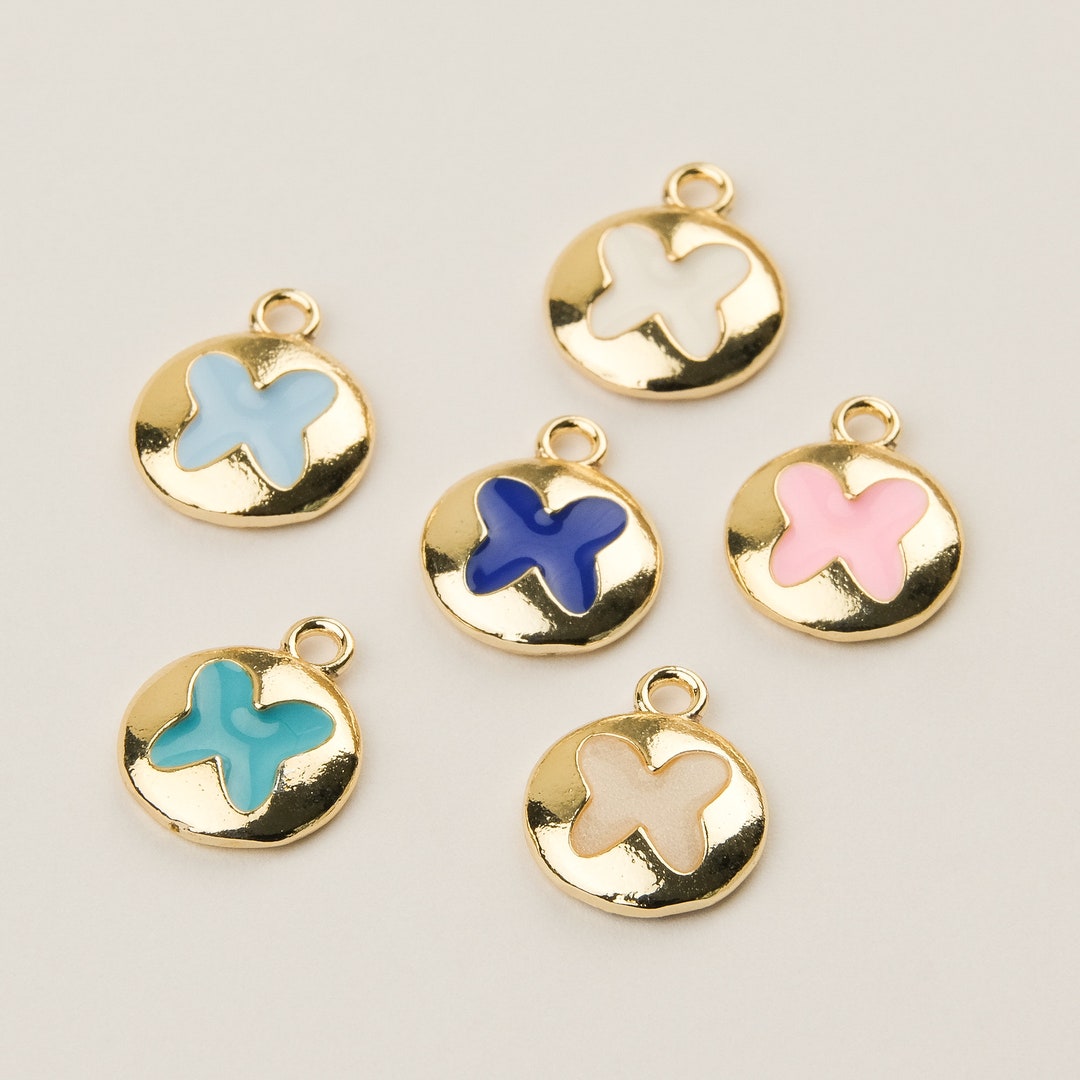 Enamelled Butterfly Charms, Butterfly Charm, Enamel Butterfly Charm ...