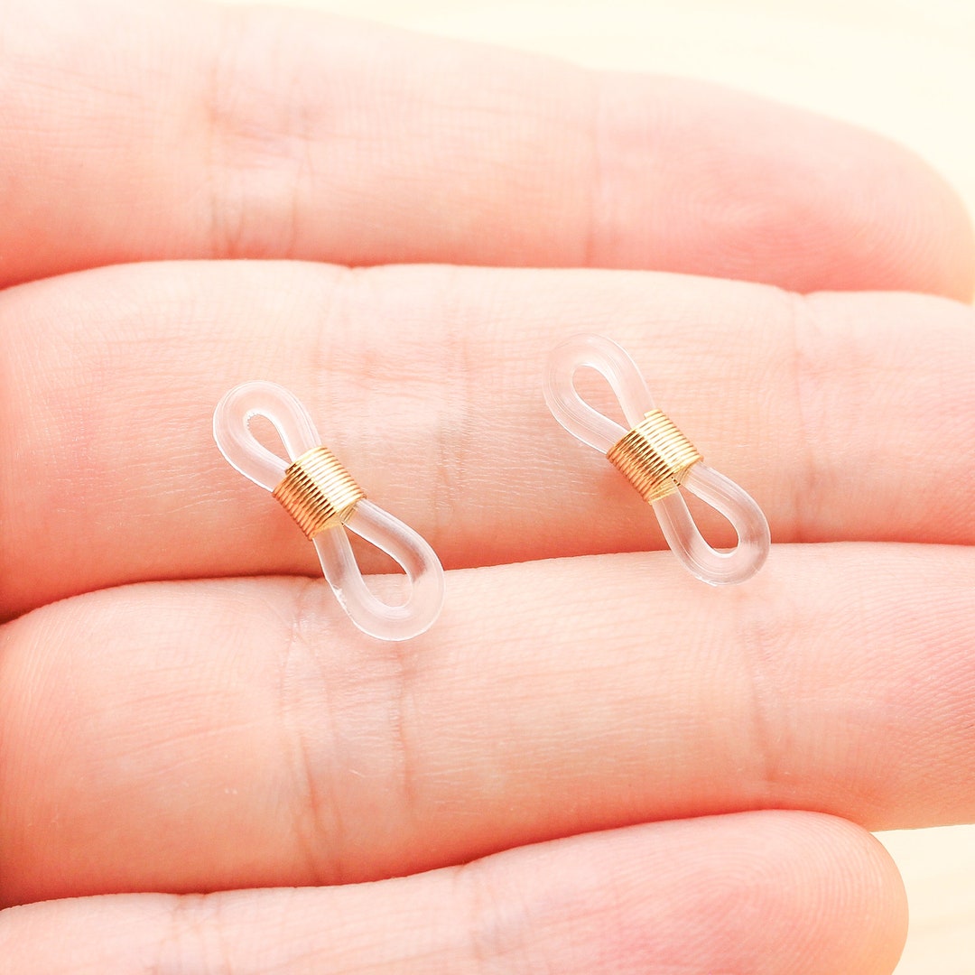 Eyeglass Chain Connector Secure Glasses With Style, Eyeglass Connector ...