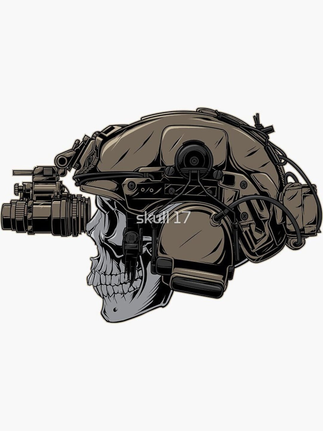 Nvg Skull Soldier Etsy