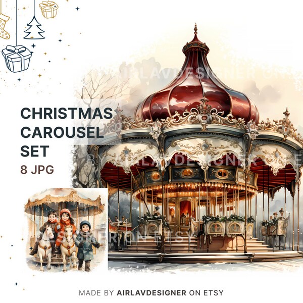 Christmas Carousel - Etsy