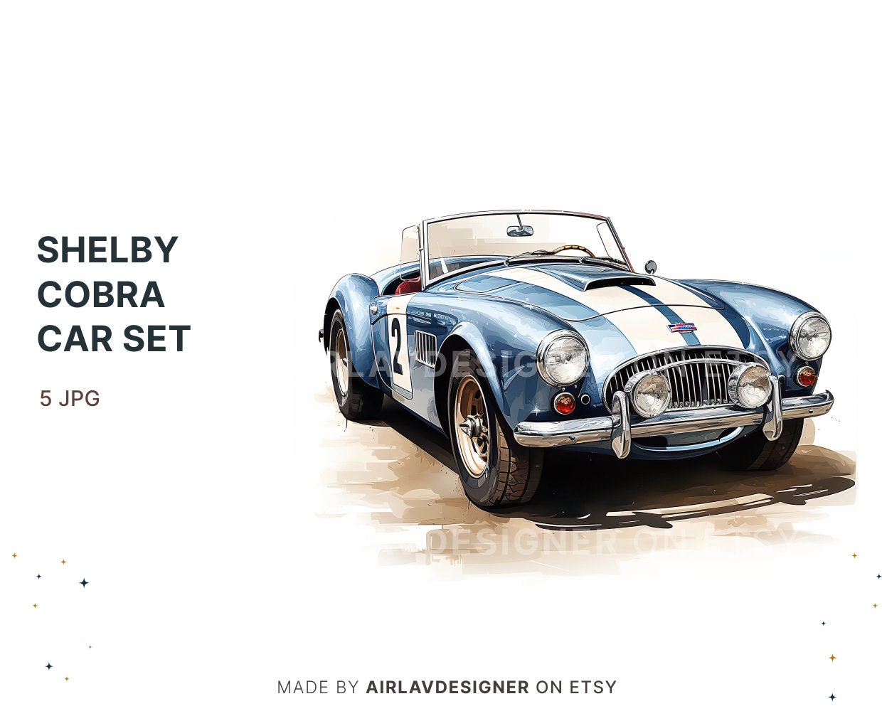 Shelby Cobra Clipart