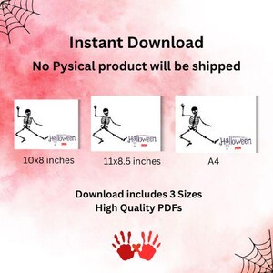 Halloween Handprint Art, Cute Skeleton Craft, Halloween Preschool ...