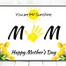 You Are My Sunshine Handprint Art, Mother's Day Handprint Craft, Mother ...