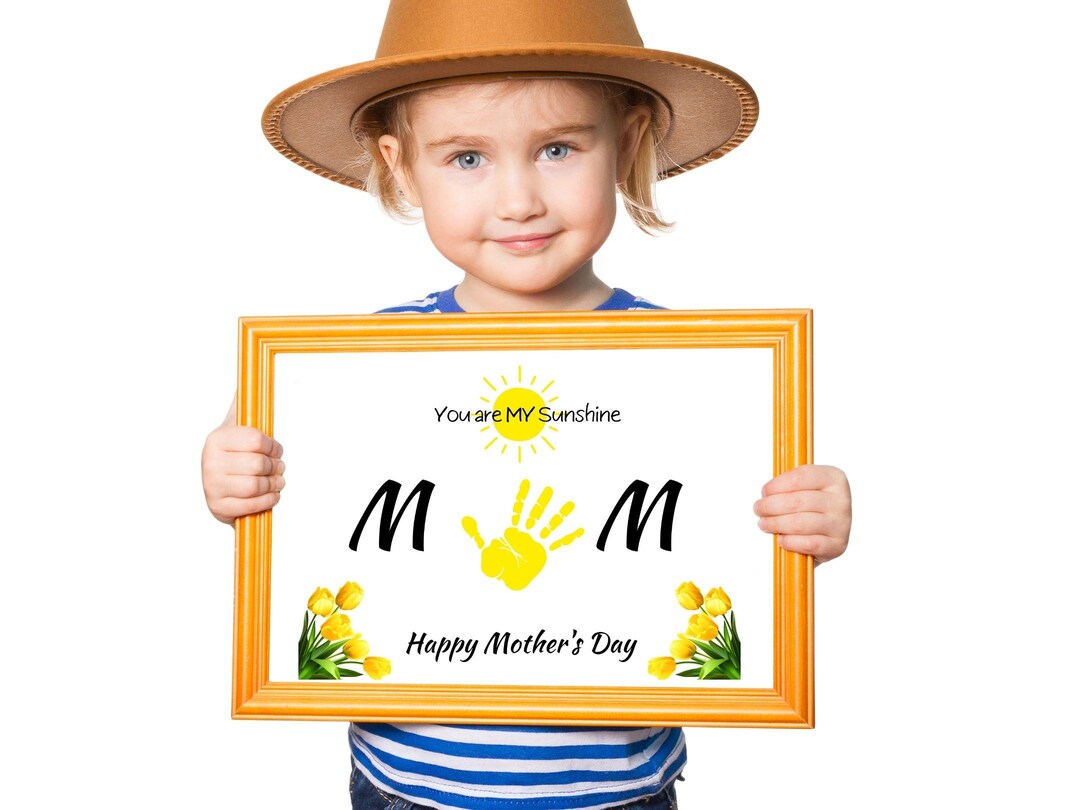 Mother's Day Handprint Craft, Printable Mother's Day Diy, You Are My ...