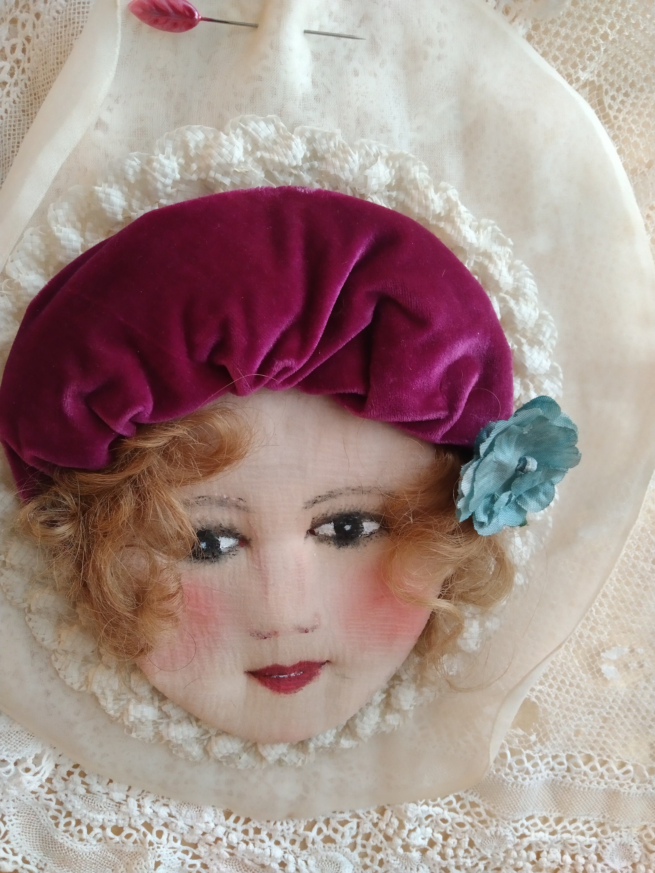 Original Visage French Boudoir Doll Décoration - Etsy