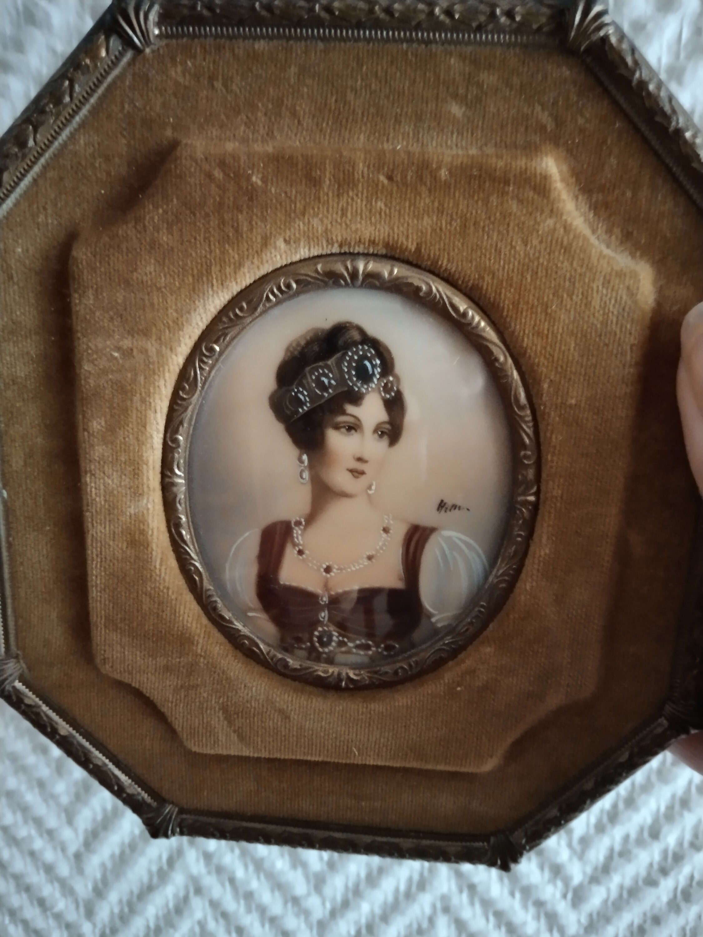 Peinture Miniature D'elegante Grande Beauté Et Finesse - Etsy