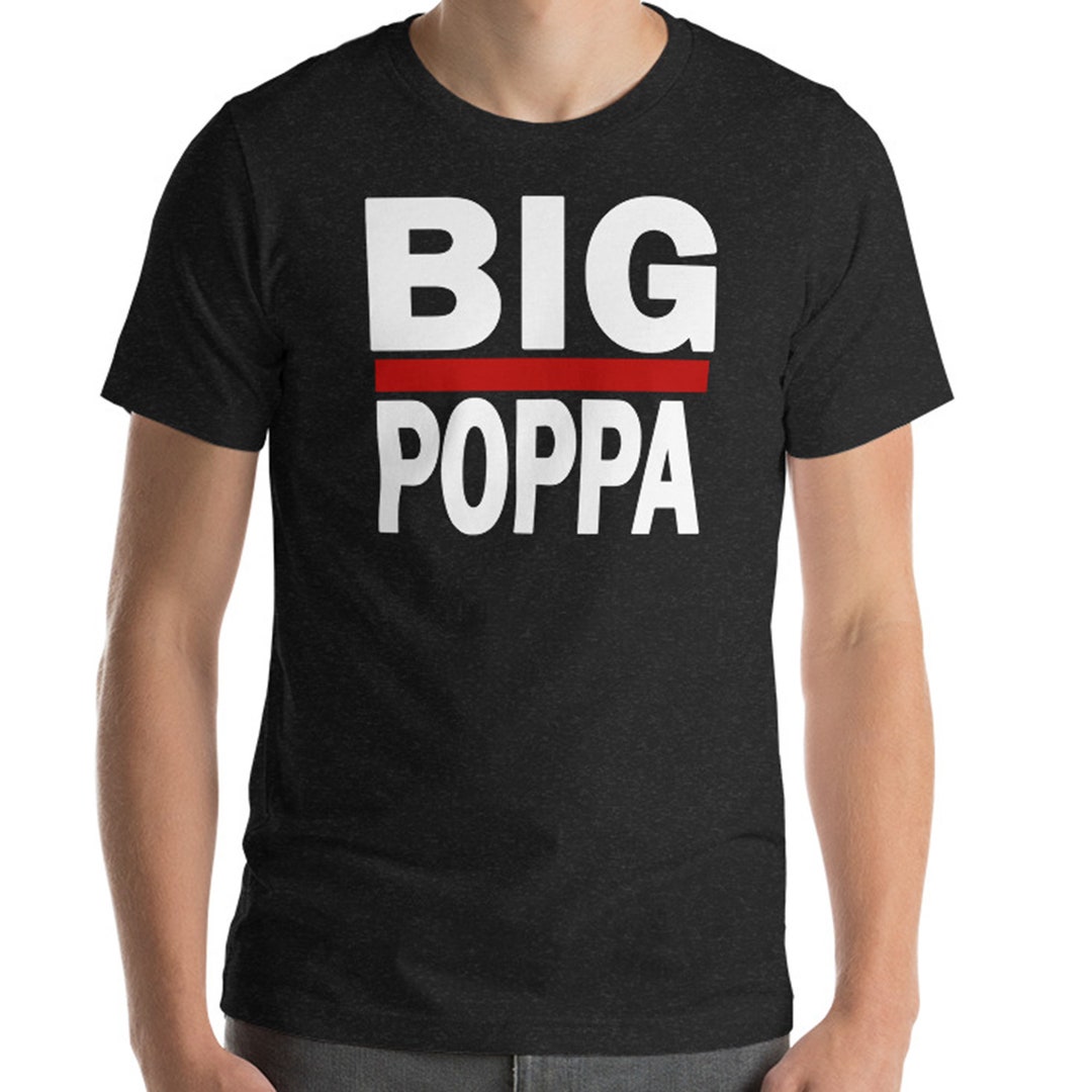 Big Poppa Hip Hop Dad Fathers Day Mens Graphic T-shirts - Etsy