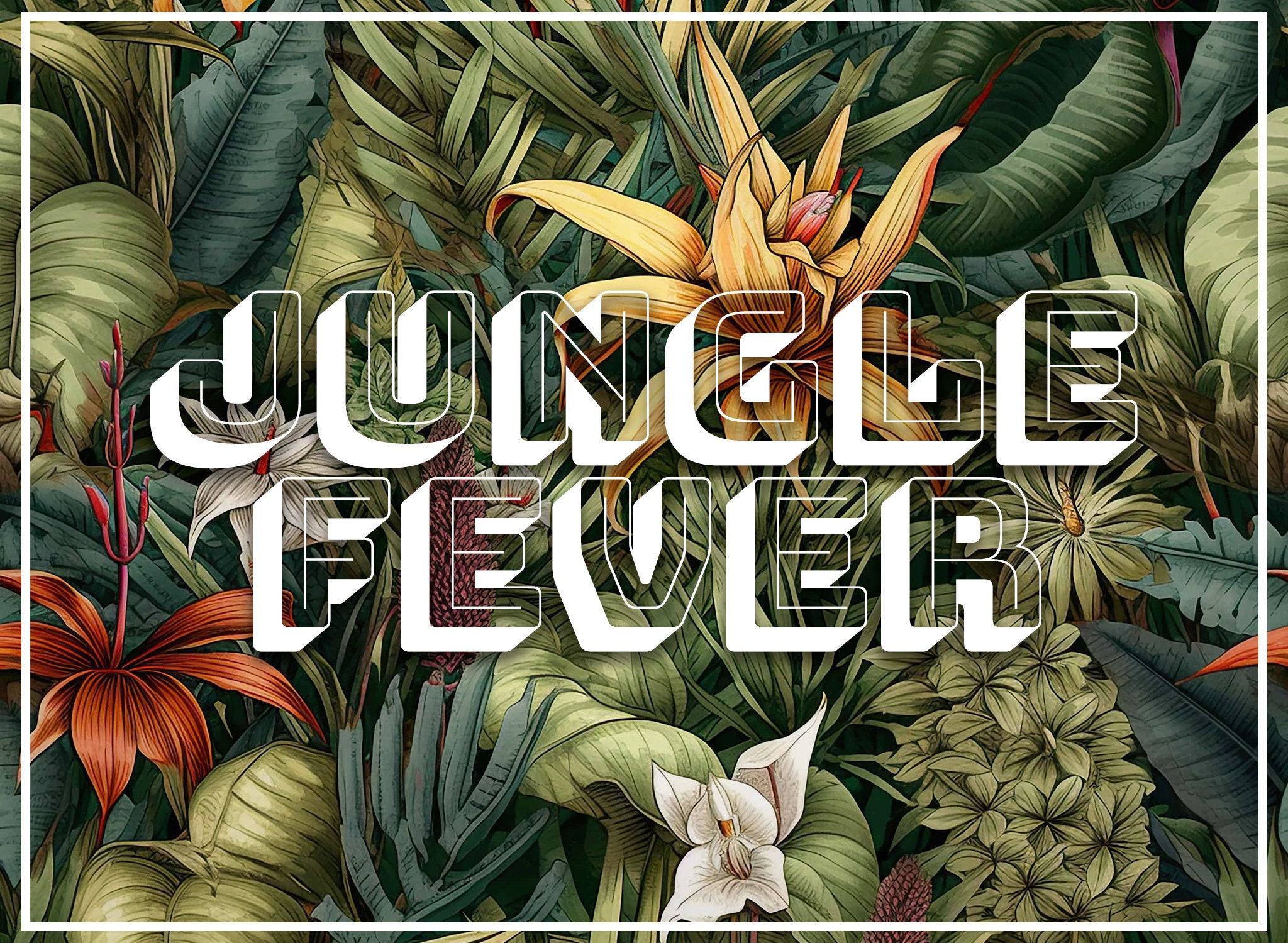 Jungle Digital Paper Digital Paper Pack 30 Seamless - Etsy