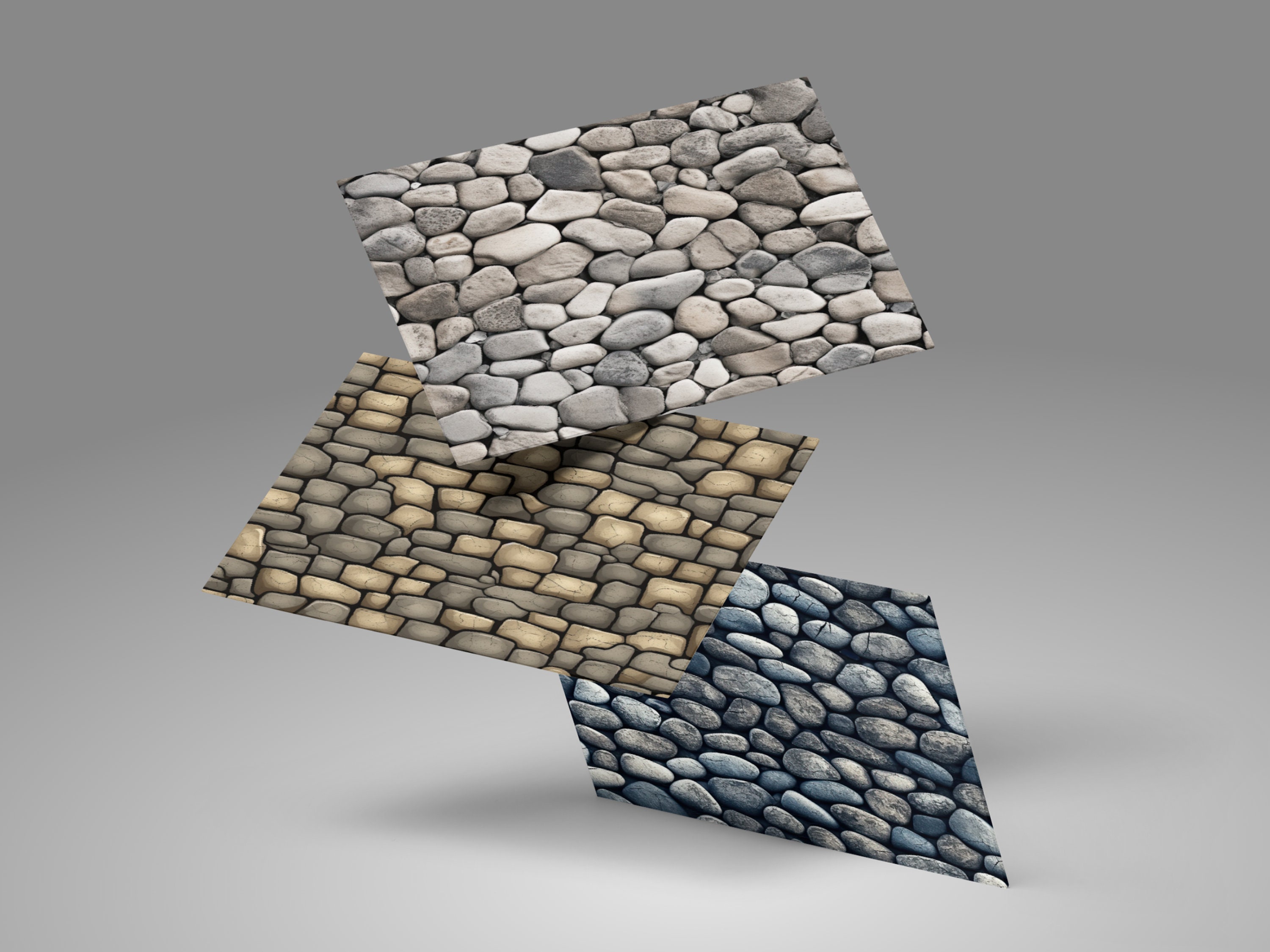 Cobblestone Digital Paper | Digital Papers Pack | Seamless Patterns ...