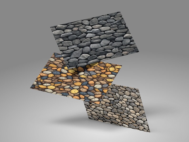 Cobblestone Digital Paper | Digital Papers Pack | Seamless Patterns ...