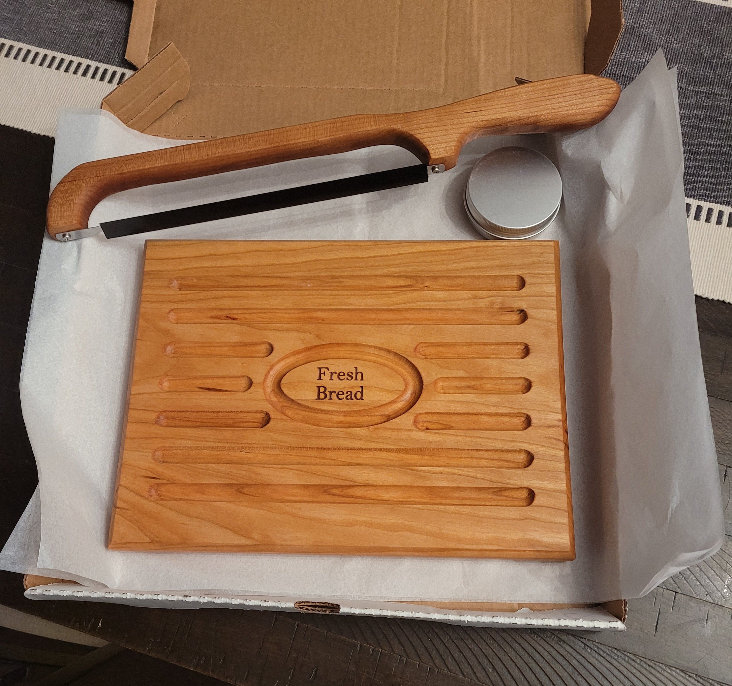 Custom Bread Cutting Board and Bread Knife - Etsy