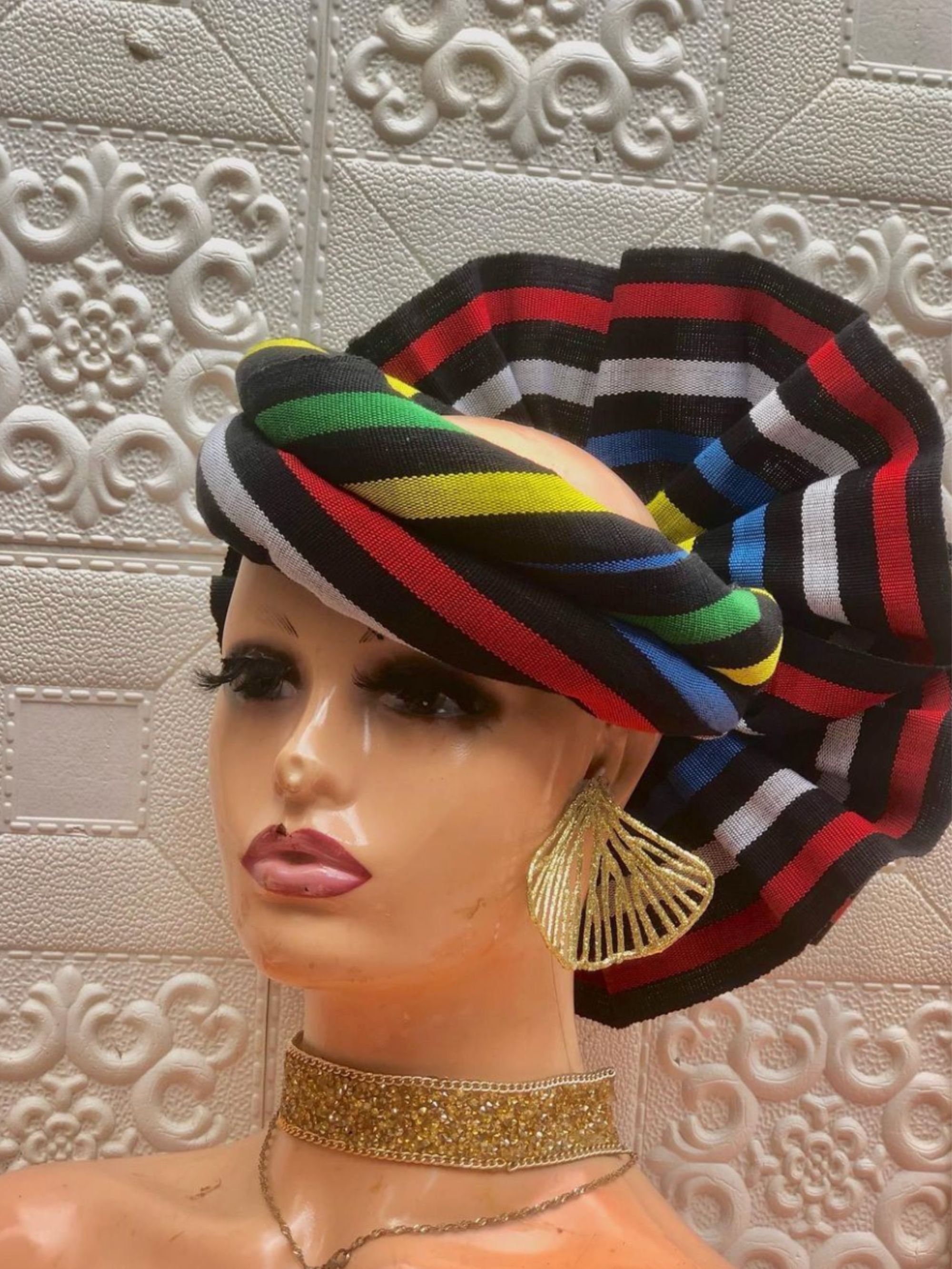 Asooke Autogele, African Pre-tied Headwrap, Women's Wedding Gele - Etsy