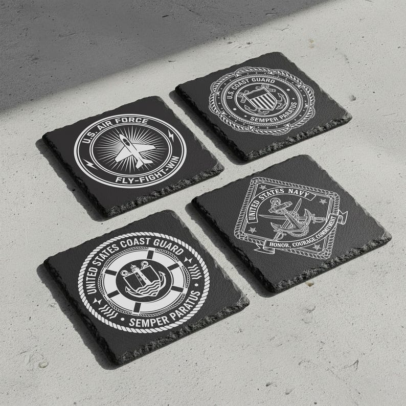 14 American Military Logos PNG Bundle | CNC Digital Files for Glowforge ...