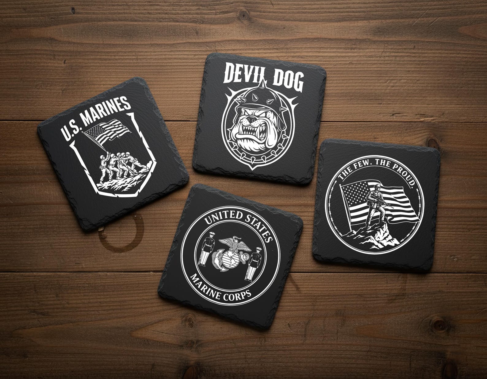 US Marine Corps Laser Engraving PNG Bundle – Digital Files for Slate ...