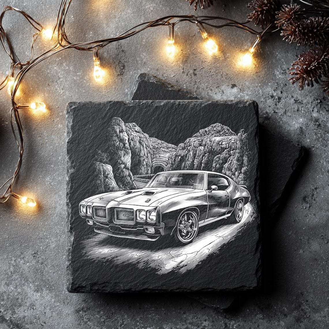 Classic American Cars Laser Engraving PNG Bundle – Digital Files for ...