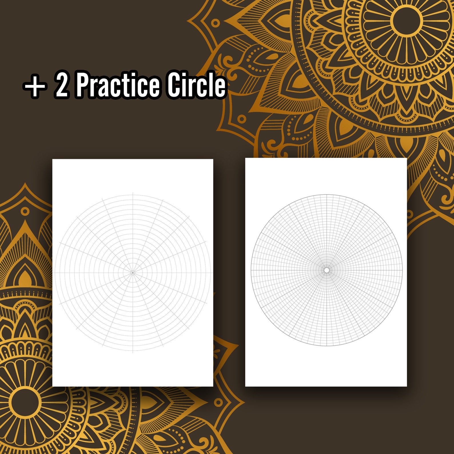 Mandala Pattern Sheets, DIY Pattern Templates, Printable Art Therapy ...