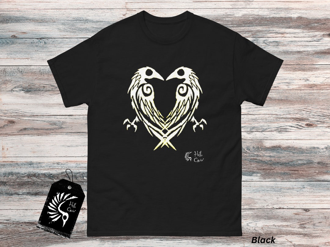 Celtic Crows T-shirt, Goth T-shirt, Crowcore T-shirt, Witchy T-shirt ...