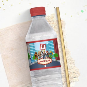 Roblox Water Bottle Labels Printable, Roblox 16oz Wrap Water Labels ...