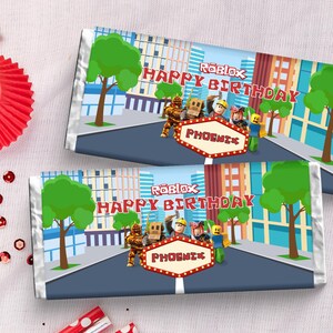 Roblox Chocolate Wrapper Printable, Roblox Chocolate Bar Wrapper ...