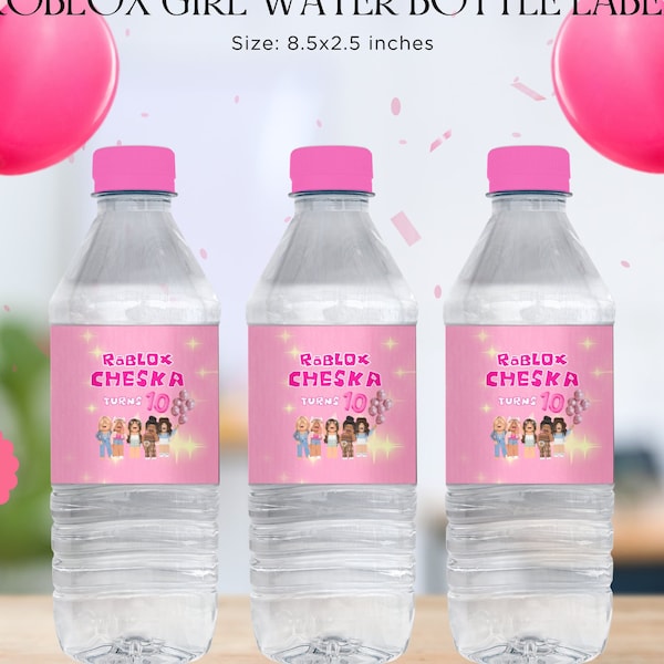 Roblox Birthday Printable Label - Etsy