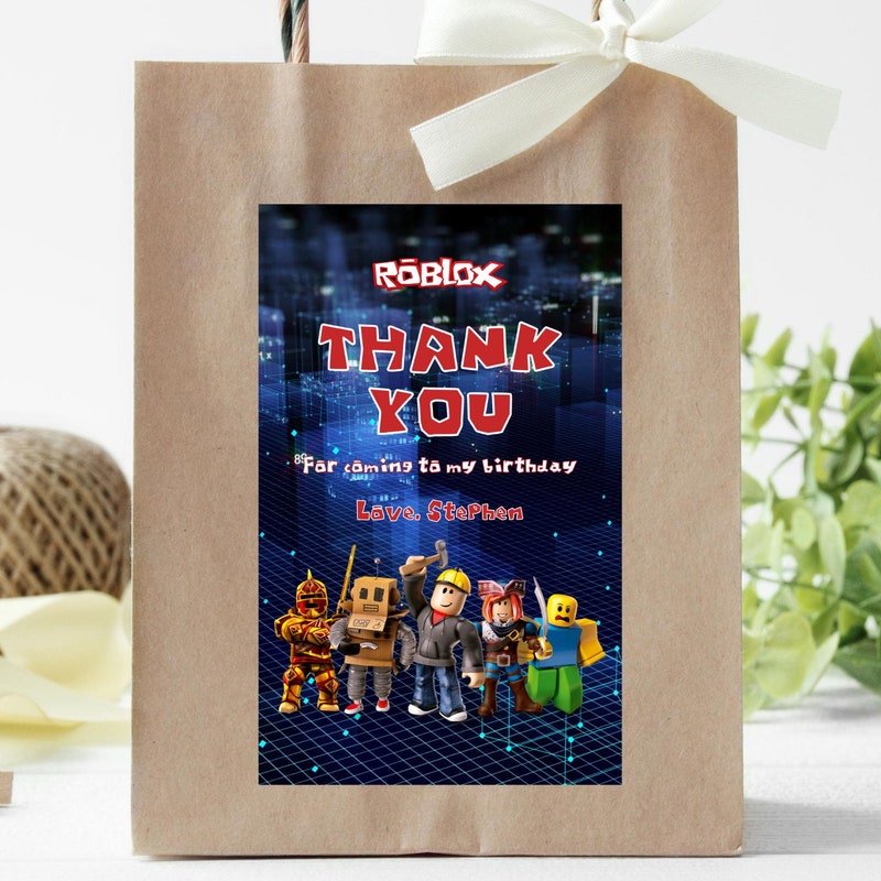 Roblox Party Favors - Etsy