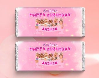 Roblox Chocolate Wrapper Printable, Roblox Chocolate Bar Wrapper ...