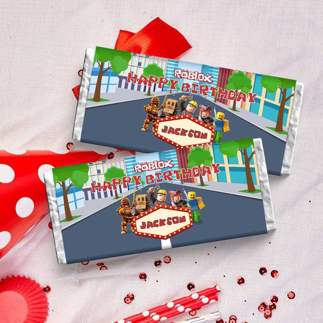 Roblox Chocolate Wrapper Printable, Roblox Chocolate Bar Wrapper ...