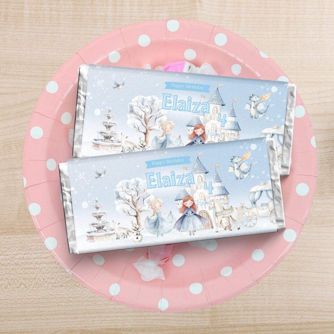 Ice Princess Chocolate Bar Wrapper Printable, Ice Princess Chocolate ...