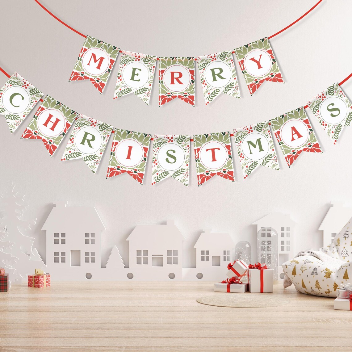Merry Christmas Banner Printable Letters, Christmas Letter Banner ...