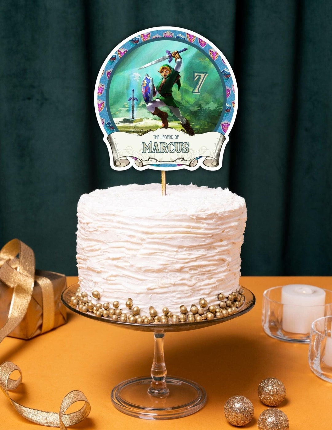 Legend of Zelda Cake Topper Printable, the Legend of Zelda Cake Topper ...