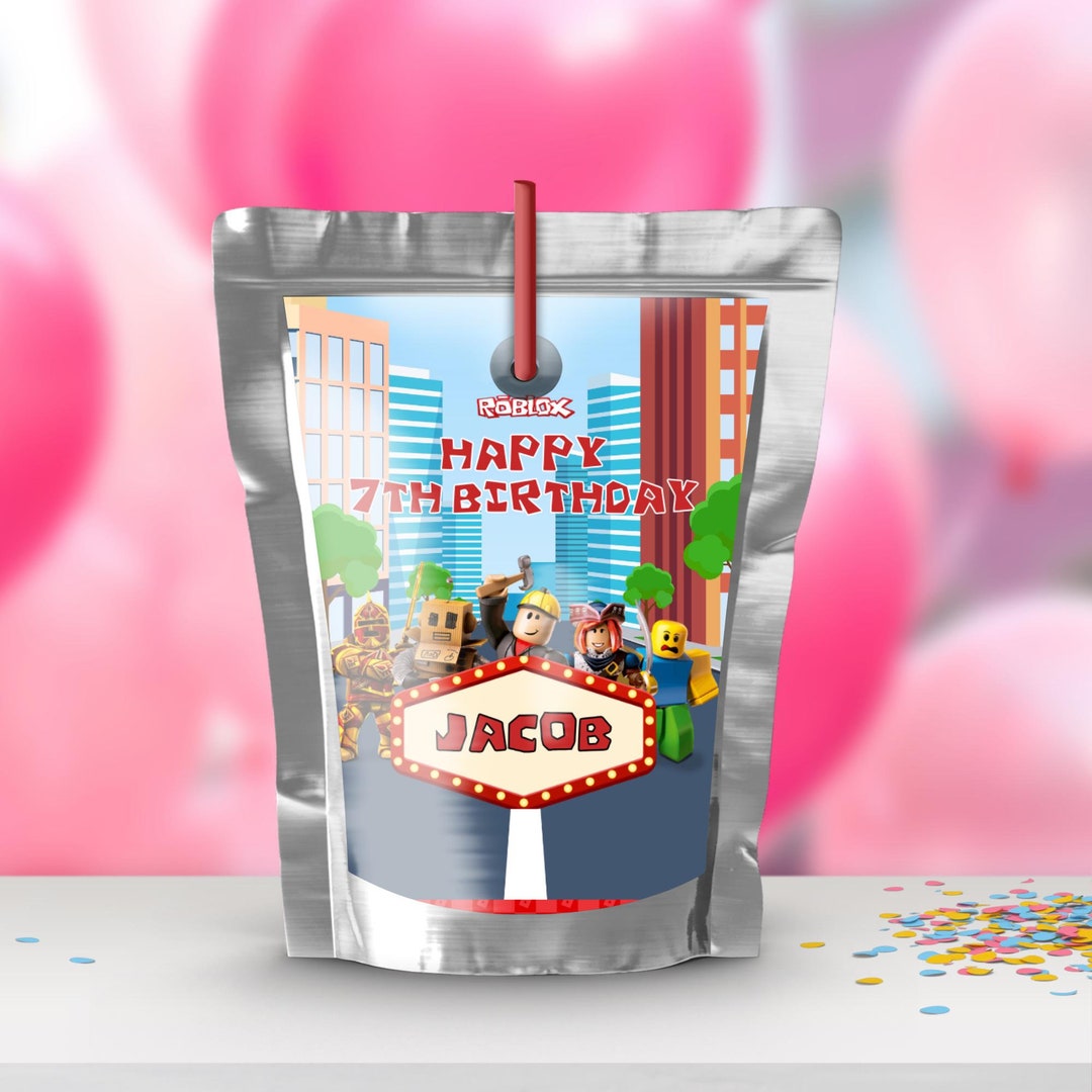 Roblox Juice Labels Printable, Roblox Juice Label Sticker, DIY Juice ...