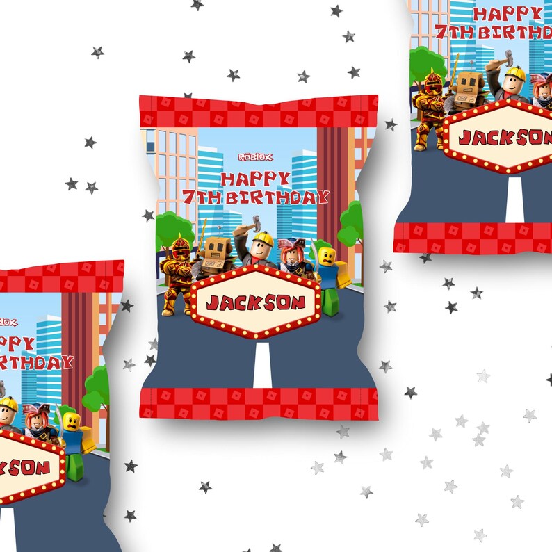 Roblox Chip Bags Printable, Roblox Custom Chip Bags, Roblox Theme Chip ...