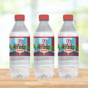 Roblox Water Bottle Labels Printable, Roblox 16oz Wrap Water Labels ...