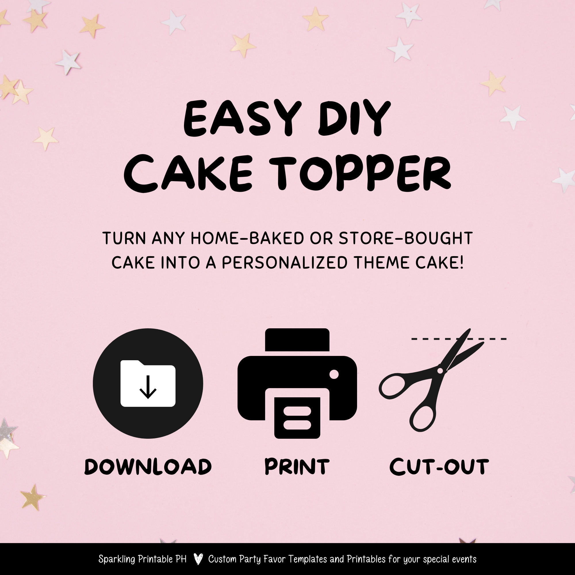 Graduation Cake Topper Printable, Graduation Cake Topper Girl ...