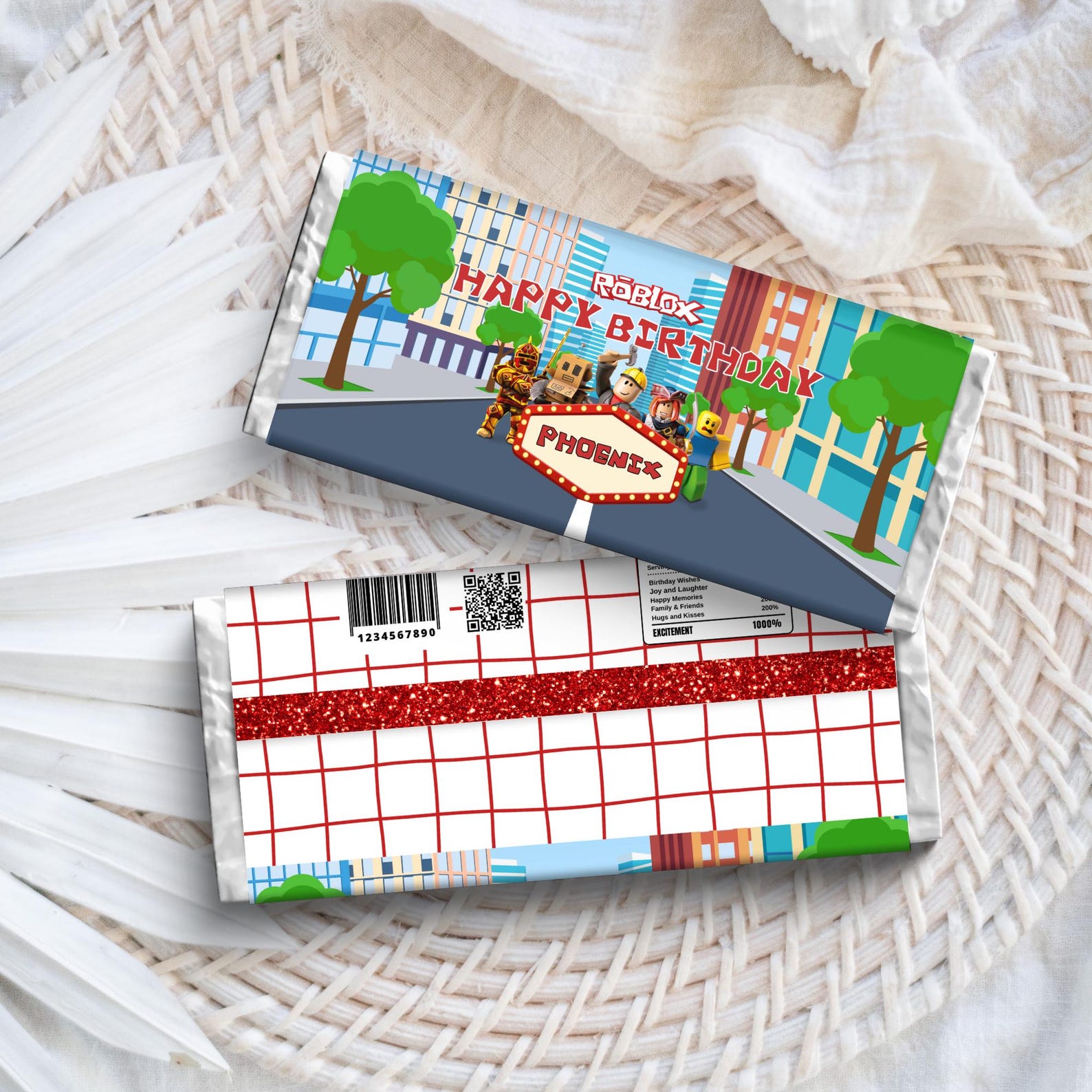 Roblox Chocolate Wrapper Printable, Roblox Chocolate Bar Wrapper ...