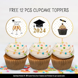 Graduation Cake Topper Printable, Graduation Cake Topper Girl ...