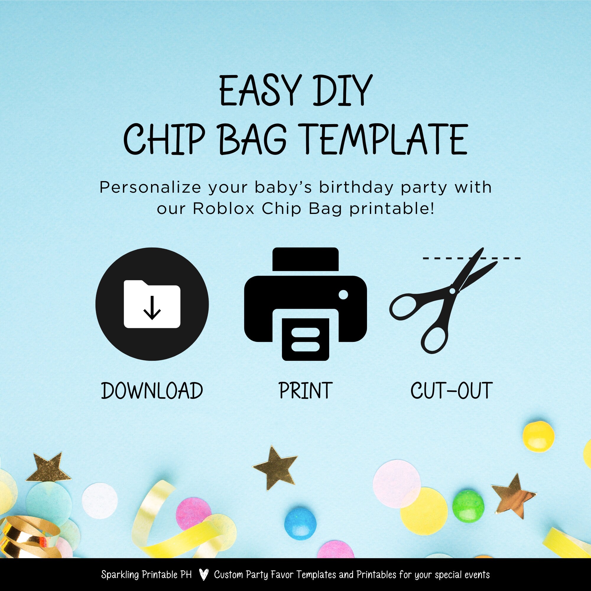 Roblox Chip Bags Printable, Roblox Custom Chip Bags, Roblox Theme Chip ...