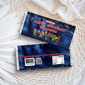 Roblox Girl Chocolate Wrapper Printable, Roblox Girl Chocolate Bar ...