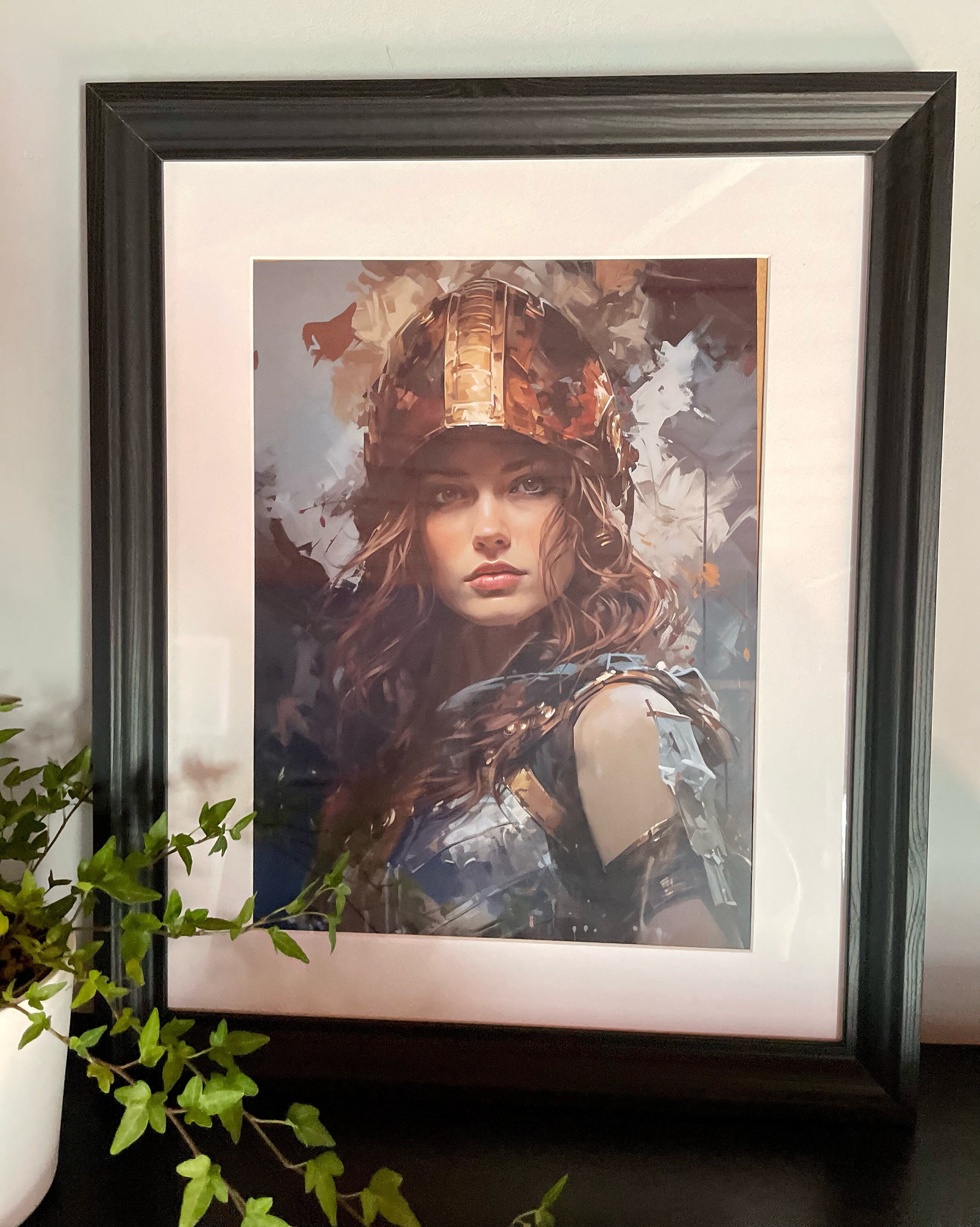 Athena Greek Goddess Painting V3 three Different Sizes - Etsy UK