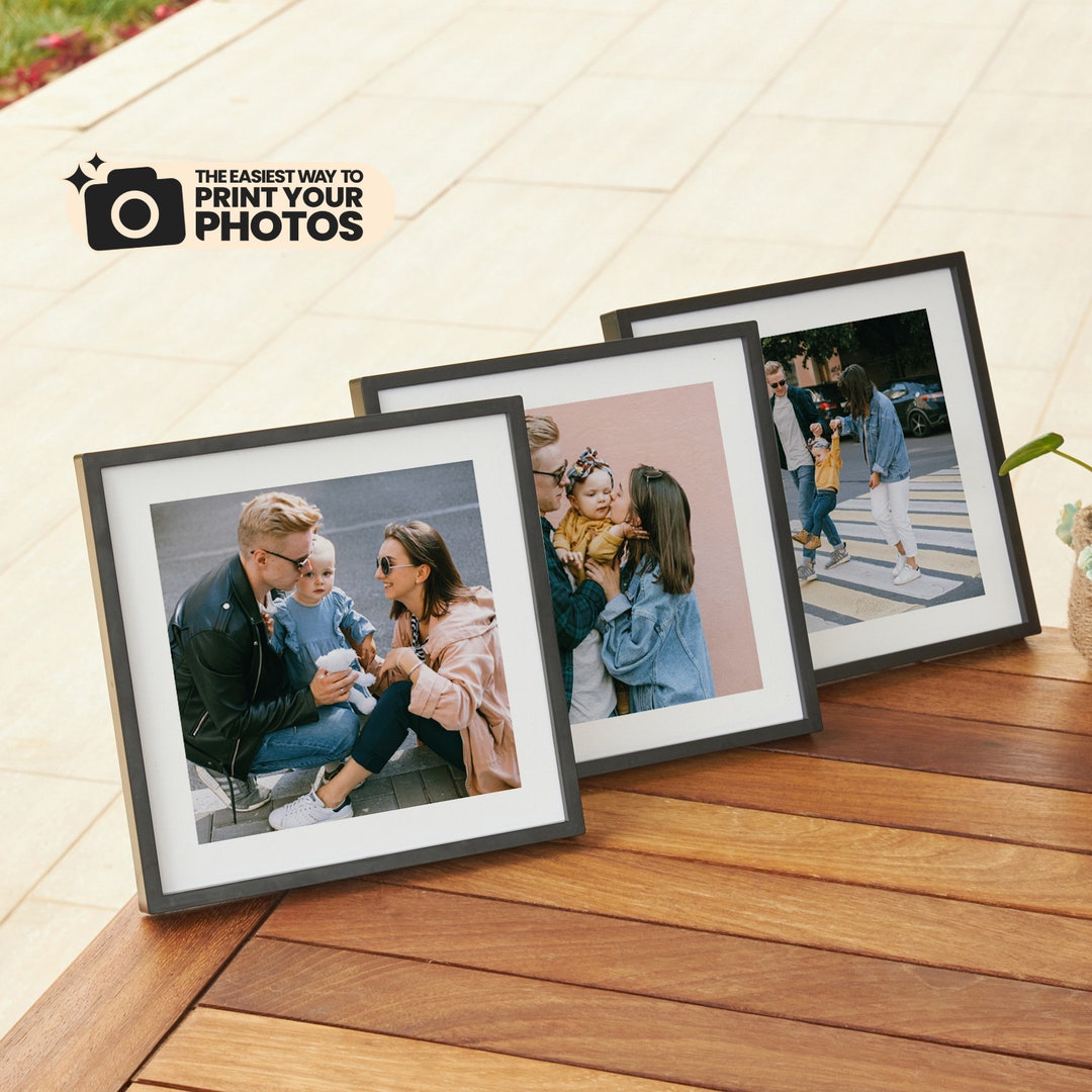 Photo Custom Frame Set, Personalized Prints Photo Frame, Custom Photo ...