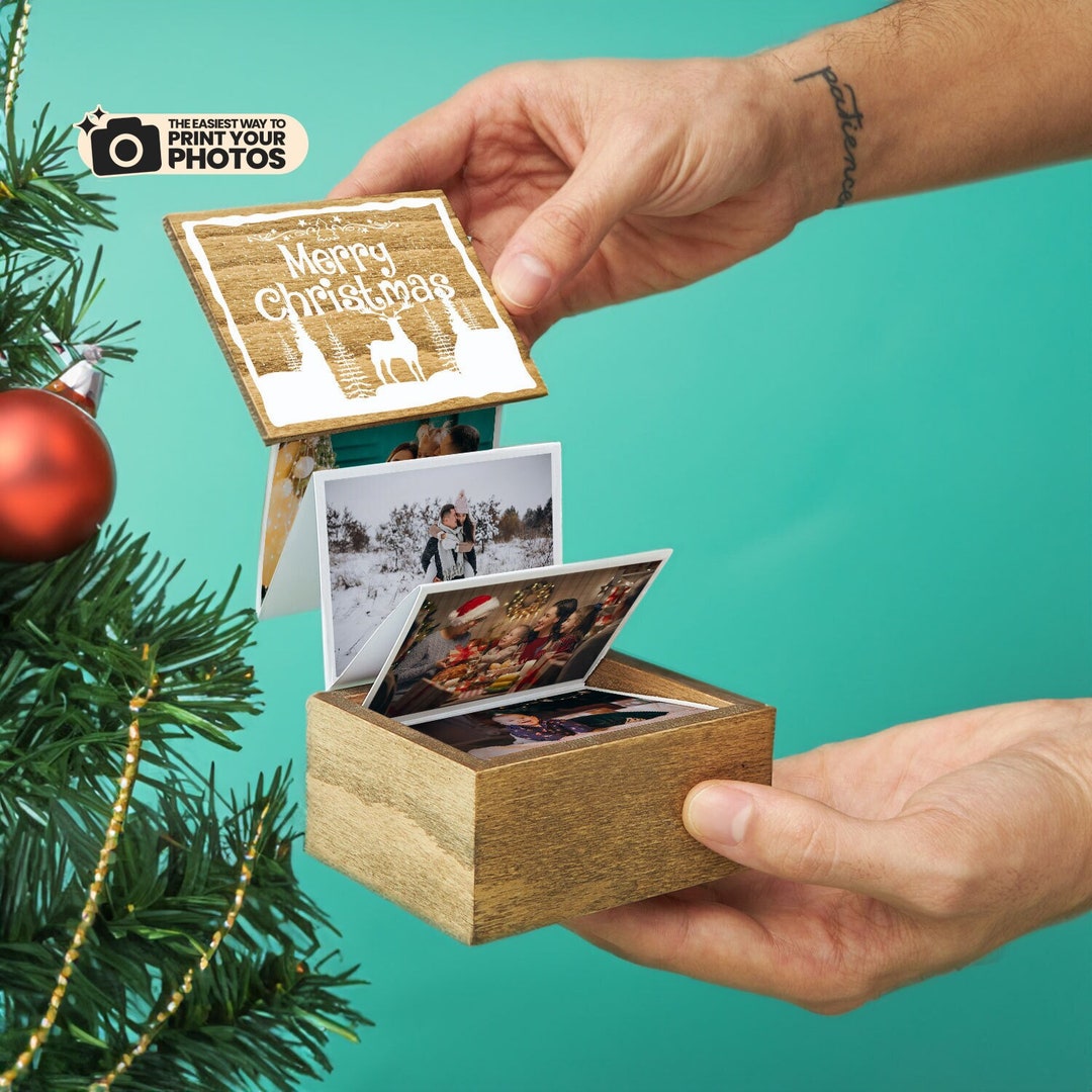 Happy Valentines Pull Out Photo Memory Keepsake Box, New Year Keepsake ...