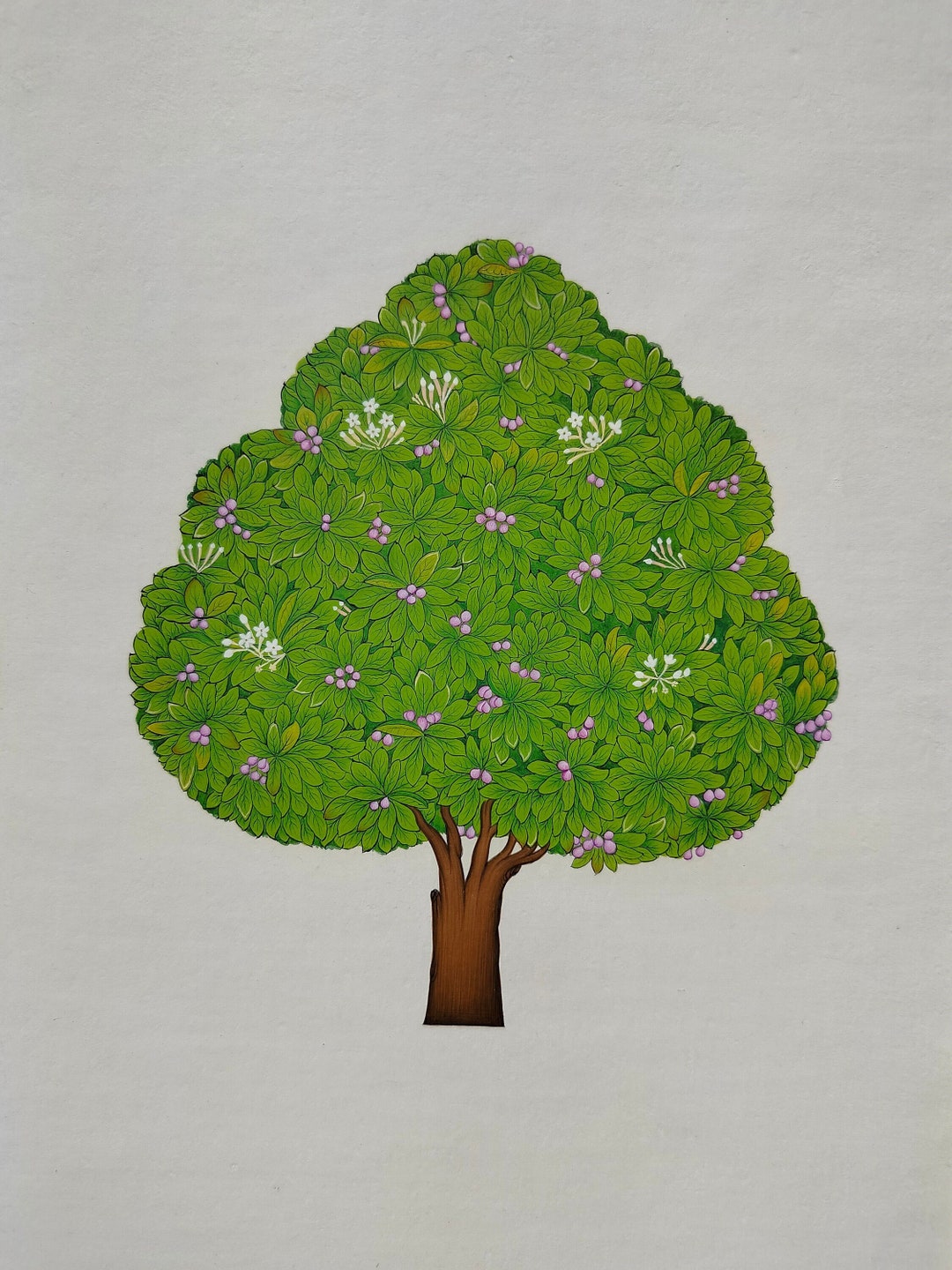 A Tree Made in Miniature Style of Kotah Bundi. - Etsy
