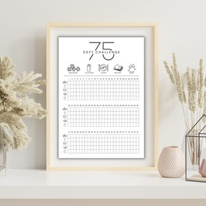 EDITABLE 75 Soft Tracker Template | Size A3, A4, US Letter | Canva ...