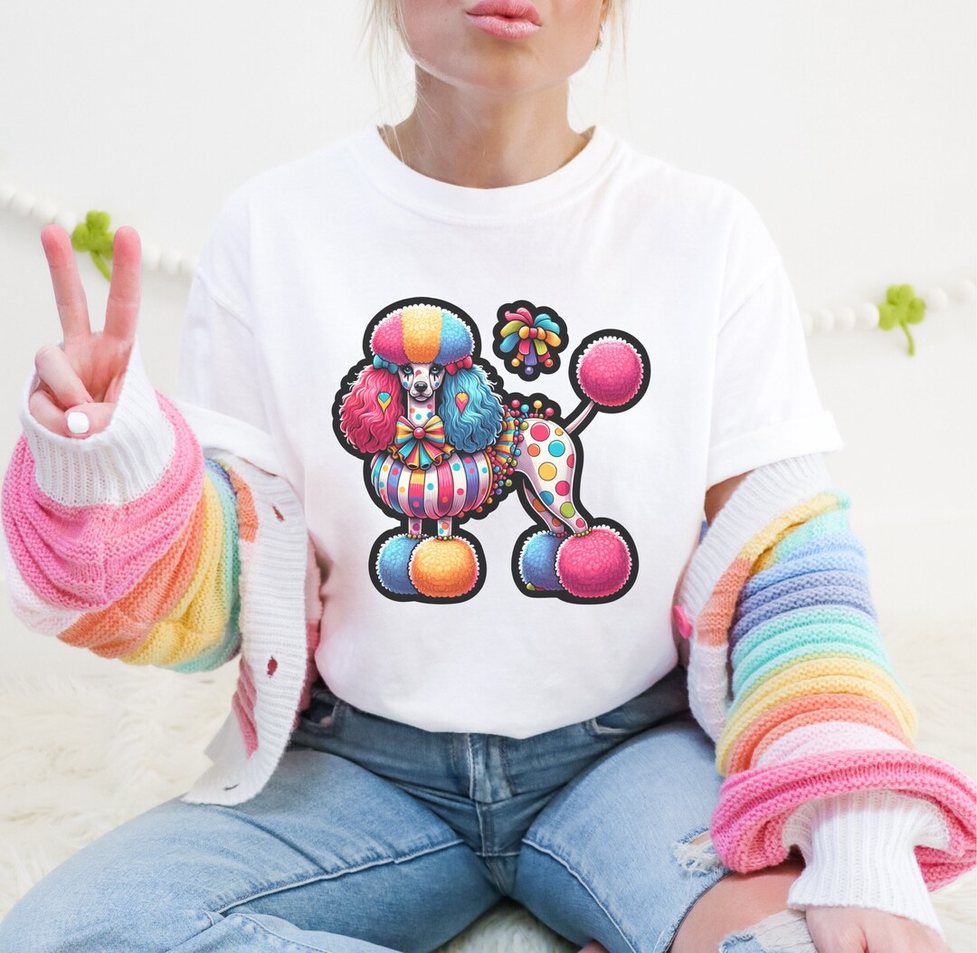 Clowncore Clothing Clowncore Shirt Poodle Shirt Clown Core Clown ...