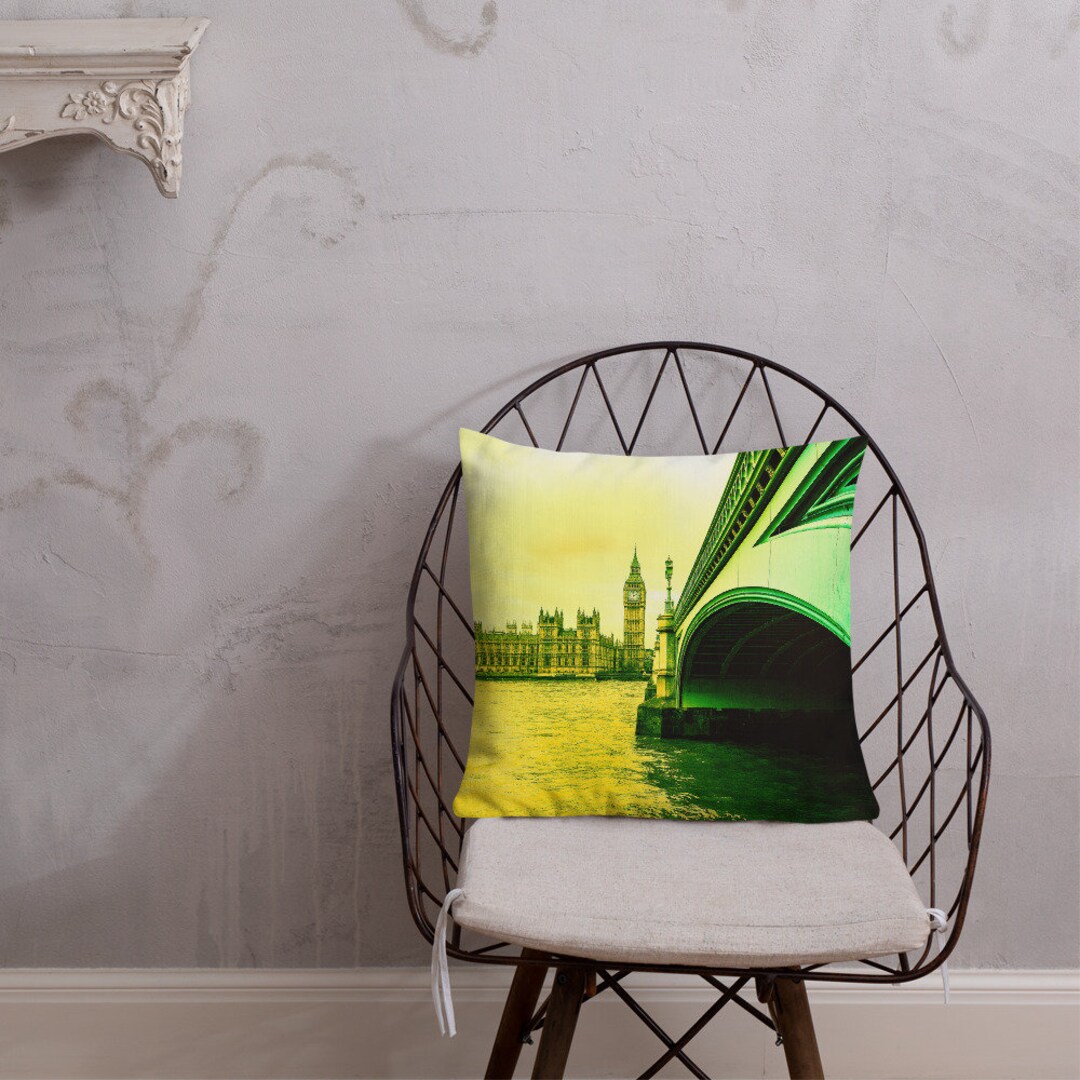 Pillow London Big Ben and Westminster Bridge - Etsy