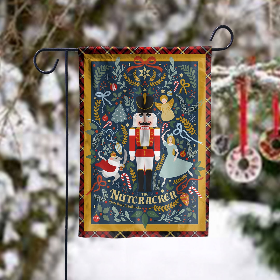 The Nutcracker Flag Nutcracker Garden Flag Nutcracker Yard - Etsy