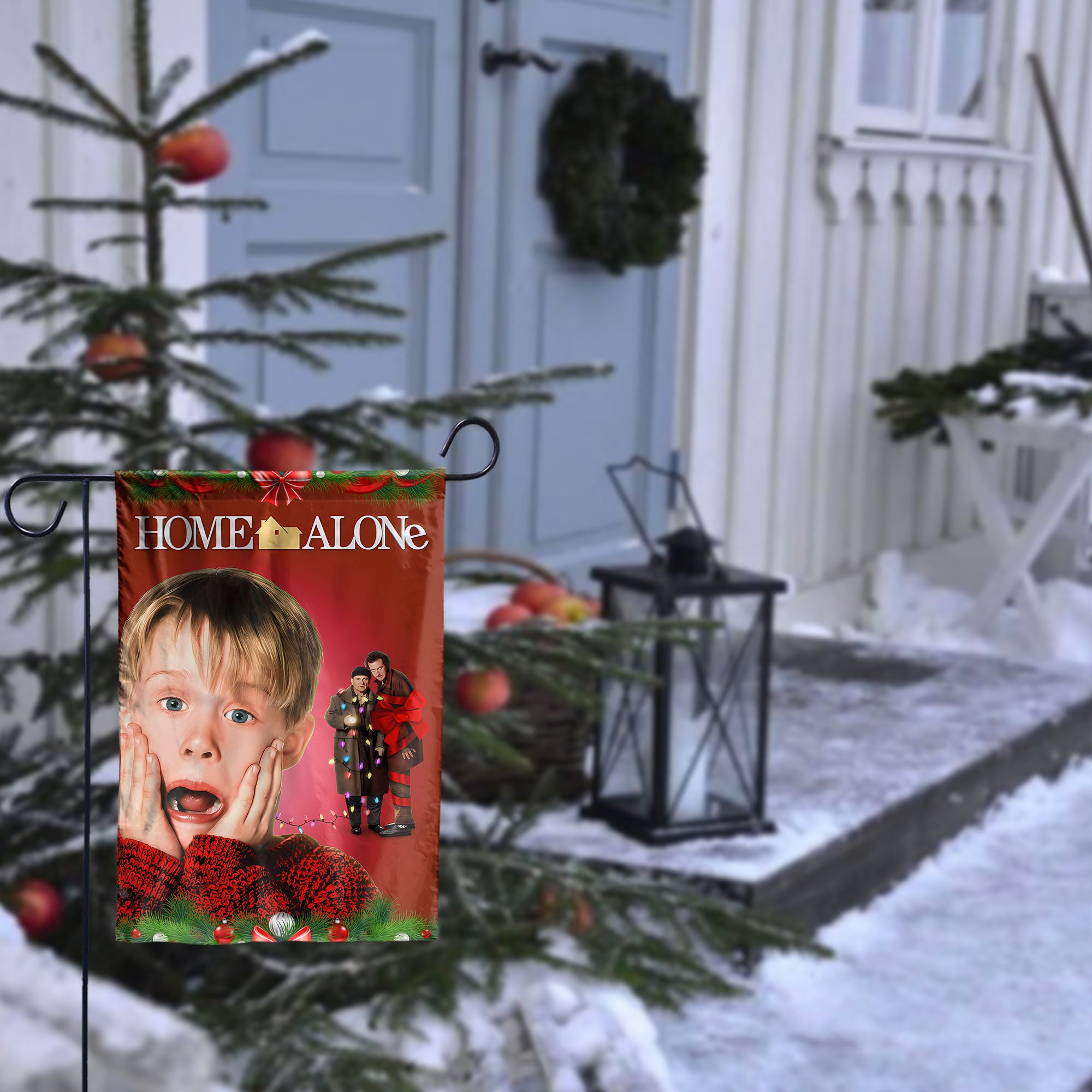 Home Alone Christmas Flag, Home Alone Flag, Merry Christmas Flag, sold ...