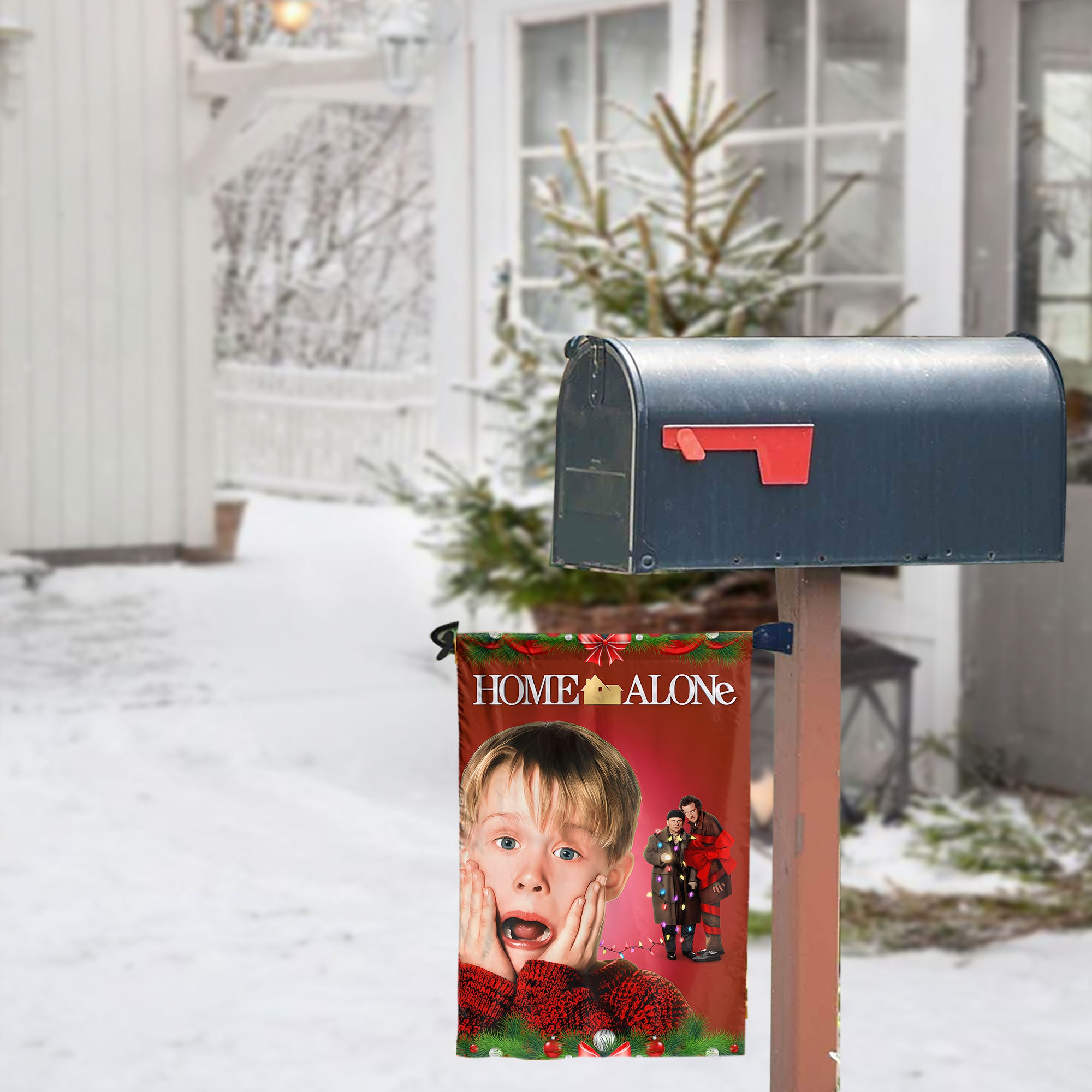 Home Alone Christmas Flag, Home Alone Flag, Merry Christmas Flag, sold ...