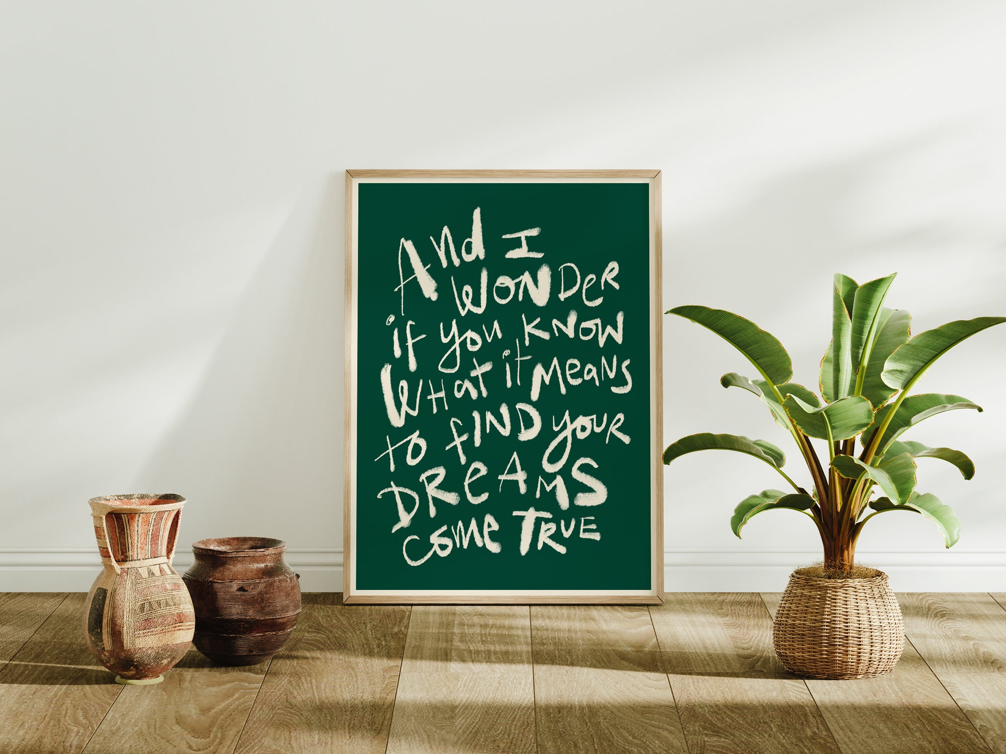 Kanye West I Wonder Print Hand-drawn Typography Digital - Etsy